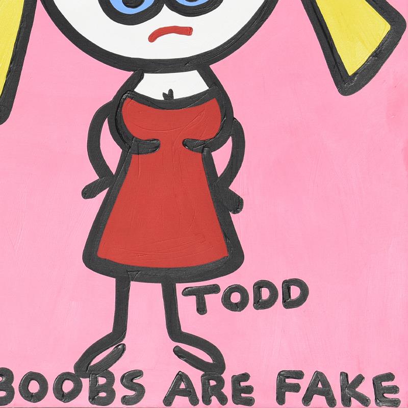 EXPLICIT CONTENT Todd Goldman Original Painting (inappropriate content). | Property Room