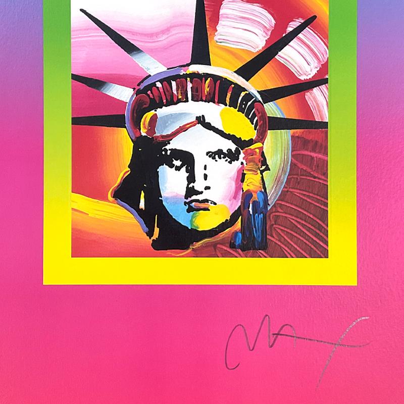 Peter Max, "Liberty Head on Blends Ver II" Framed Limited Edition ...