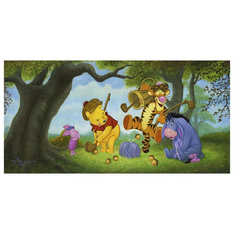 Tim Rogerson, "Pooh Over Par" Disney Fine Art Limited Edition Canvas ...