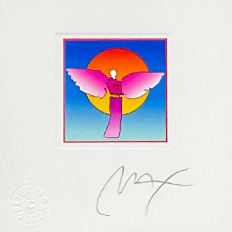 Peter Max, "Angel with Sun Ver II" Framed Limited Edition Lithograph ...