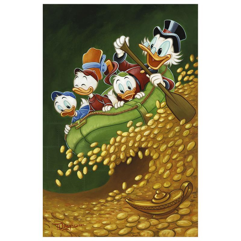 Tim Rogerson, "Uncle Scrooge's Wild Ride" Disney Fine Art Limited ...