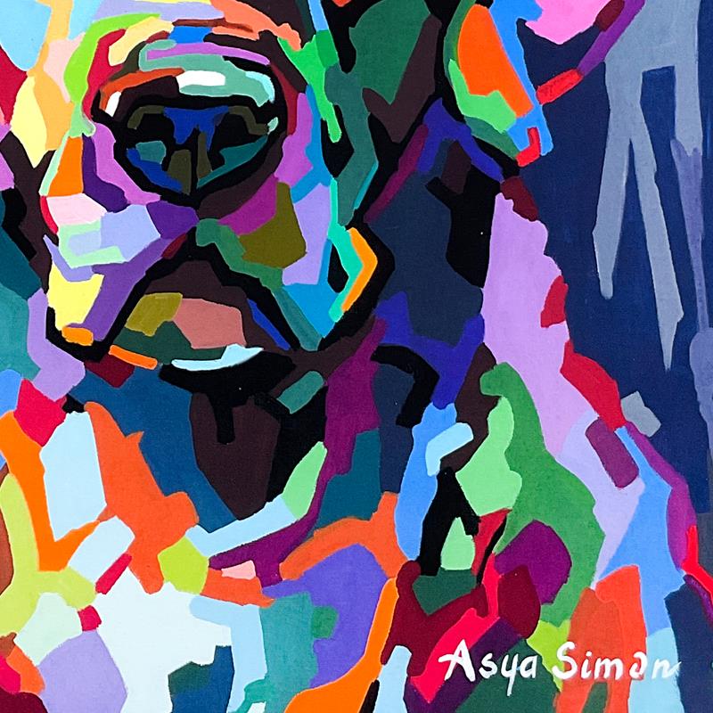Asya Simon, Hand Signed Limited Edition on Canvas with Letter of ...