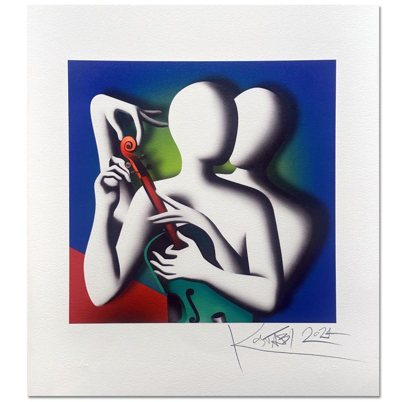Mark Kostabi, "Harmony in Motion" Hand Signed Limited Edition with ...