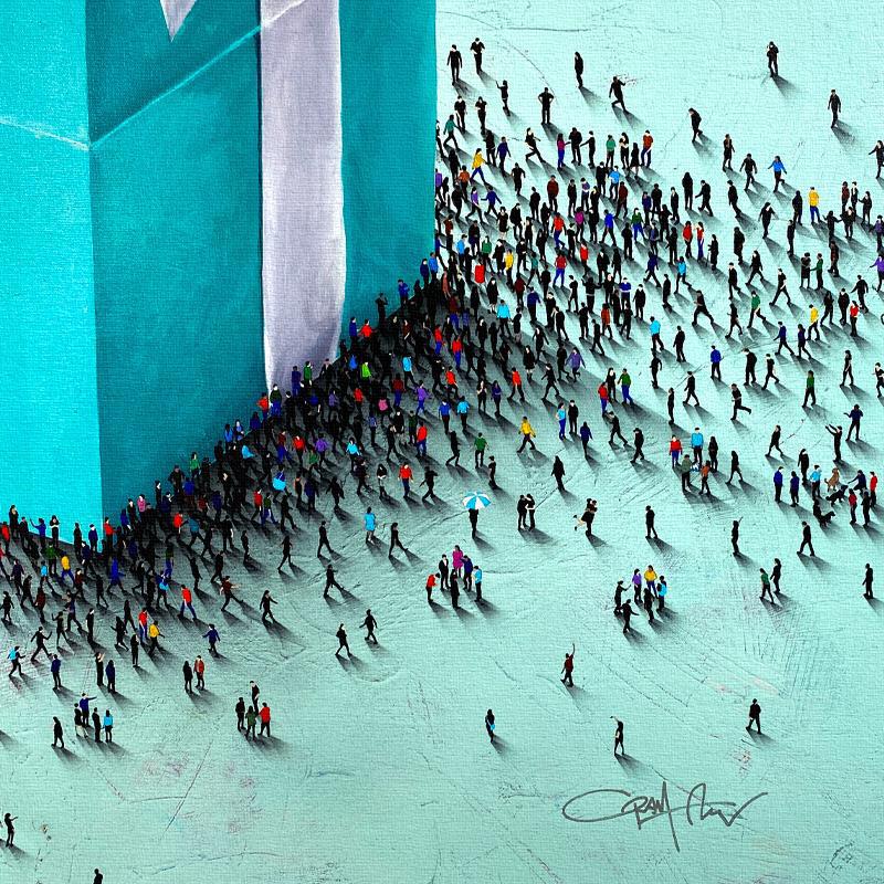 Craig Alan, "Populus: Little Blue Box" Framed Limited Edition on Canvas ...