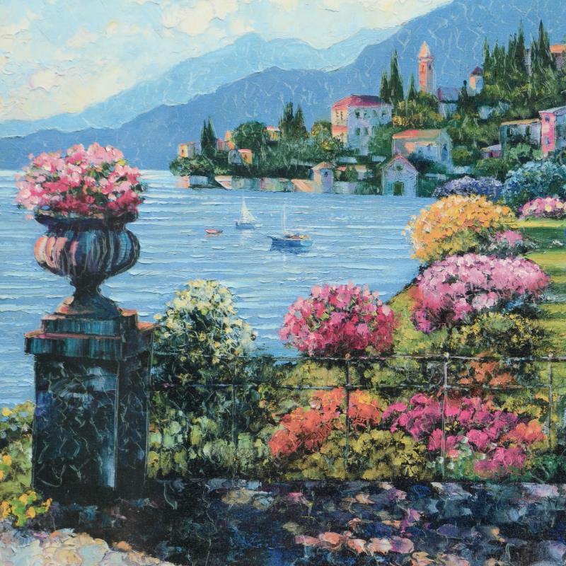 Howard Behrens (1933-2014), "Varenna Morning" Limited Edition on Canvas ...