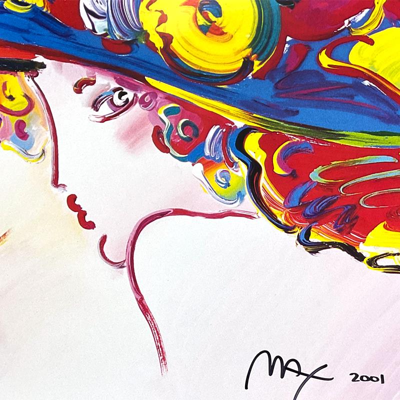 Peter Max, "Friends III" Framed Hand Signed Lithograph with Letter of ...