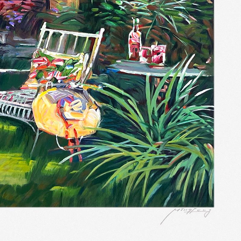 Ming Feng, "Retreat in Bloom" Limited Edition Printer's Proof, Numbered ...