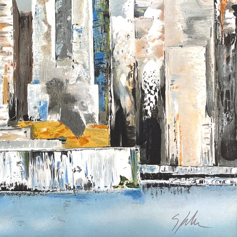 Victor Spahn, "Manhattan" hand signed limited edition lithograph with ...