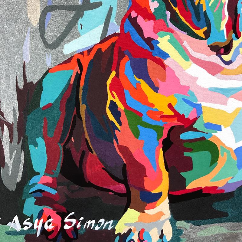 Asya Simon, Hand Signed Limited Edition on Canvas with Letter of ...