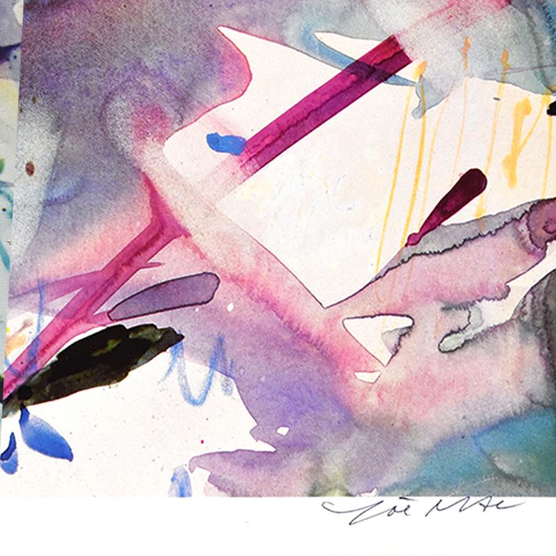 Zoe Mac, "Brooks Delight" Limited Edition Lithograph, Numbered and Hand ...