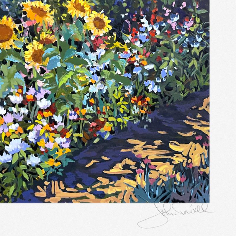 John Powell, "Sunflowers" Limited Edition Printer's Proof, Numbered and Hand Signed with Letter ...
