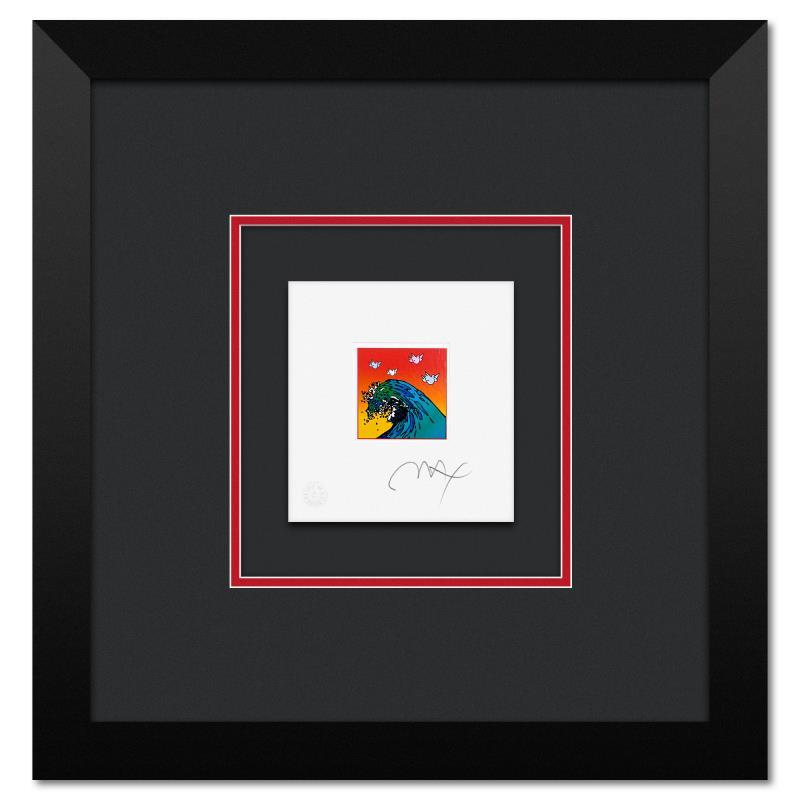 Peter Max, "Great Wave with Doves" Framed Limited Edition Lithograph ...
