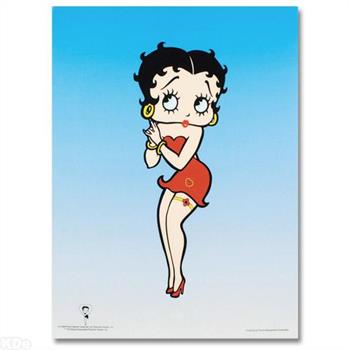 Betty Boop's Signature Pose! Genuine Deluxe BETTY BOOP SERICEL, w ...