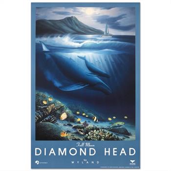 Wyland! "Diamond Head" Poster. | Property Room