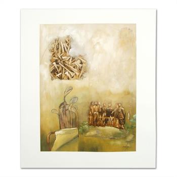 Roya Azim "Front Page" Hand Signed Original Mixed Media | Property Room