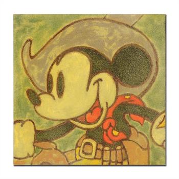 Allyson Vought, "Mickey Mouse" Mixed Media on Gallery Box with Letter ...