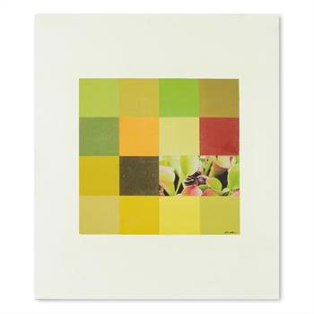 Liz Rider, "Flourid Focus" Original Mixed Media, Hand Signed with ...