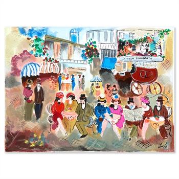 Zule Moskowitz, "The Old Bakery II" Limited Edition Serigraph, Numbered ...