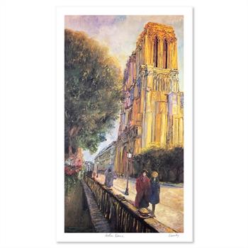 Joseph Dawley (1936-2008), "Notre Dame" Limited Edition Lithograph ...
