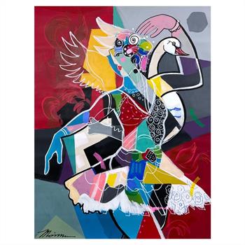 Isaac Maimon, Original Acrylic Painting on Canvas (30" x 40"), Hand ...