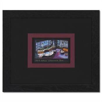 Marvel Comics, "Seq 18 Morning Elevator Bar" Framed Original Story ...