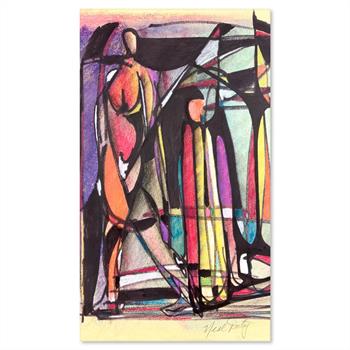 Neal Doty (1941-2016), Original Drawing, Hand Signed with Letter of ...