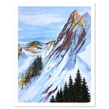 William Nelson, "Rocky Mountain Slope" Limited Edition Lithograph ...
