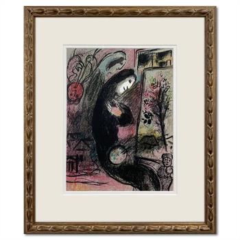 Marc Chagall (1887-1985), "Inspiration" Framed Lithograph with Letter ...