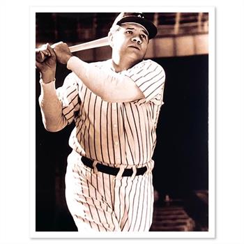 "Babe" Photograph of Iconic Baseball Player, Babe Ruth. | Property Room