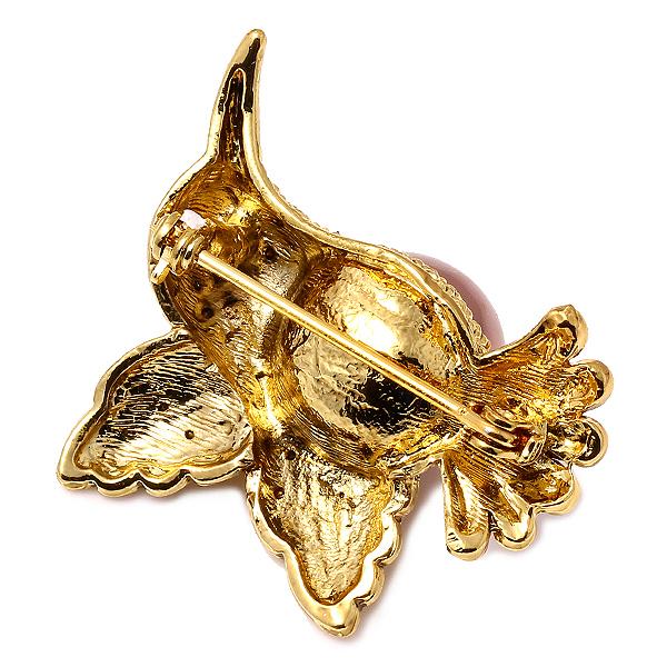 RUCINNI NEW PEARL BIRD BROOCH WITH SWAROVSKI CRYSTALLIZED ELEMENTS ...