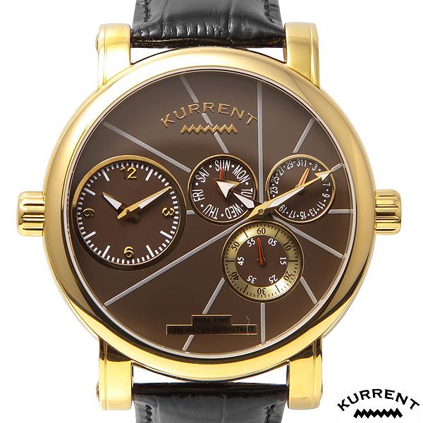 KURRENT New Stainless Steel Dual Time Watch RETAIL $545 | Property Room