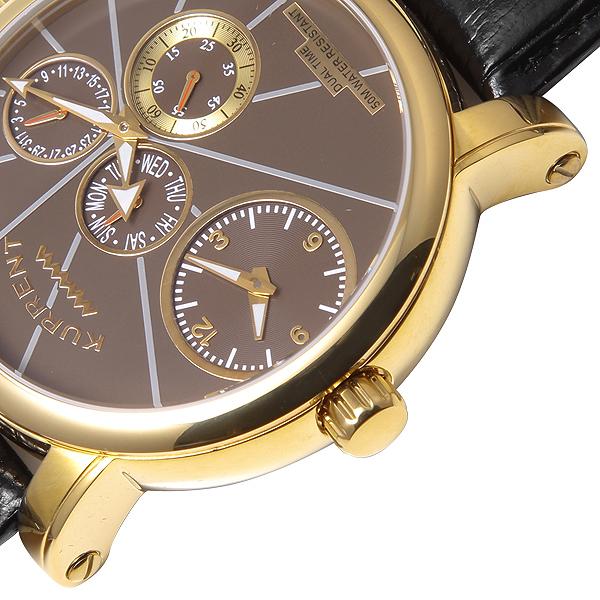 KURRENT New Stainless Steel Dual Time Watch RETAIL $545 | Property Room