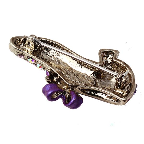 RUCINNI NEW SHOE FANCY SWAROVSKI CRYSTALLIZED BROOCH | Property Room
