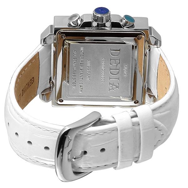 DEDIA Brand New Chronograph Swiss Movement Watch with Diamonds and Day ...