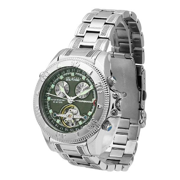 DiNoble New Automatic Stainless Steel Watch RETAIL $995 | Property Room