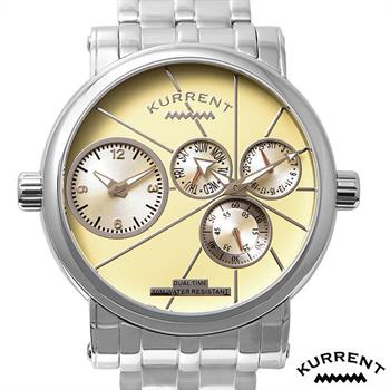 KURRENT New Stainless Steel Dual Time Watch RETAIL $625 | Property Room