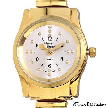 MARCEL DRUCKER New Expadable Band Braille Swiss Watch | Property Room