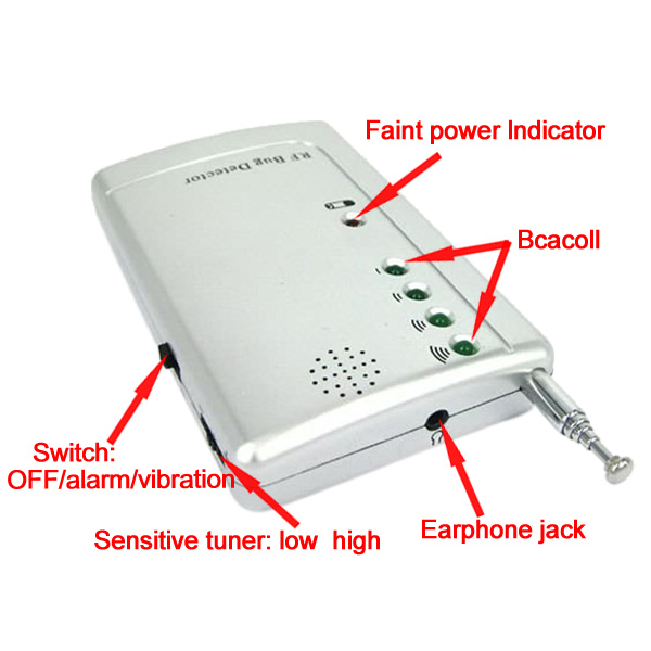 NEW RF High Frequency Bug and Wireless Camera Detector With Three Modes ...