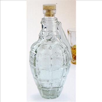 Barbuzzo Glass Grenade Decanter | Property Room