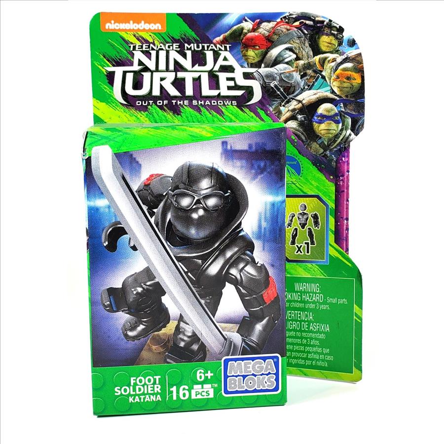 2015 Teenage Mutant Ninja Turtles Mega Bloks Foot Soldier Katana ...