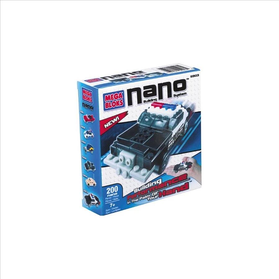 MEGA BLOKS NANO POLICE CAR WITH CASE | Property Room