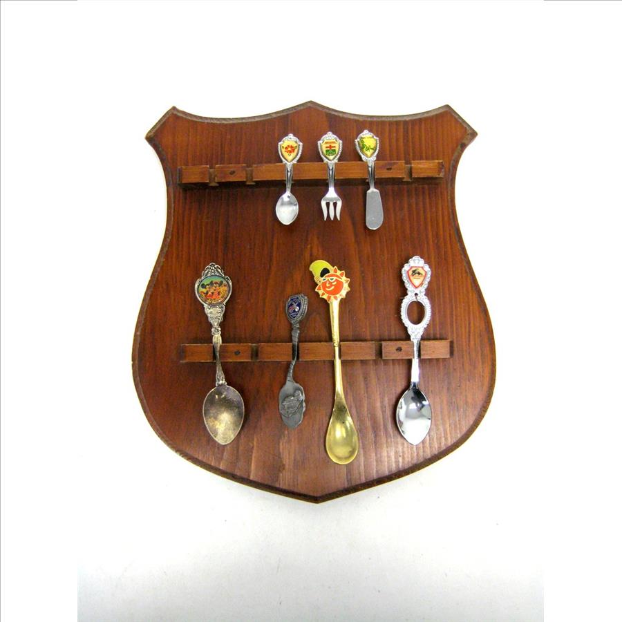Souvenir Spoon Rack with Spoons | Property Room