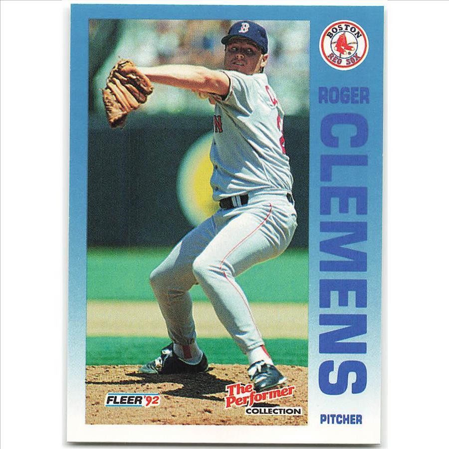 Vintage 1992 Fleer Performer Collection #6 of 24 Roger Clements Boston ...