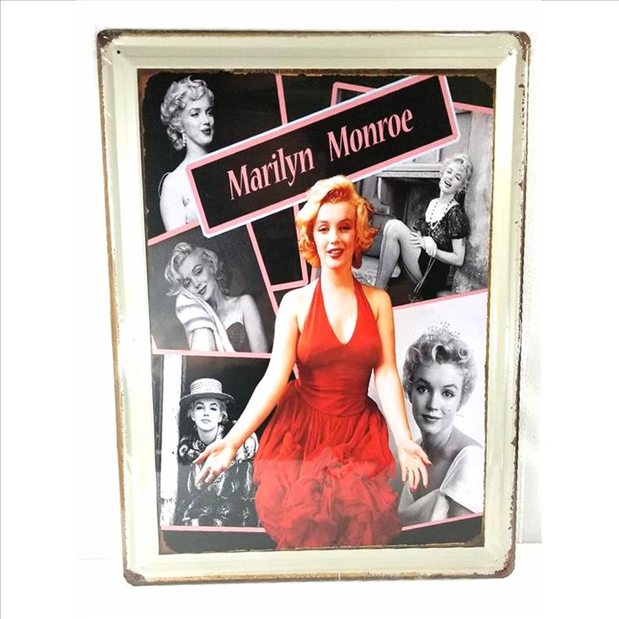 Many Faces of Marilyn Monroe Metal Sign | Property Room