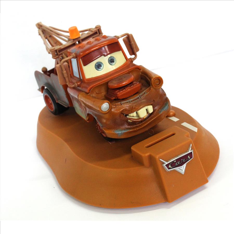 DISNEY PIXAR - CARS - MATER ANIMATED COIN BANK | Property Room
