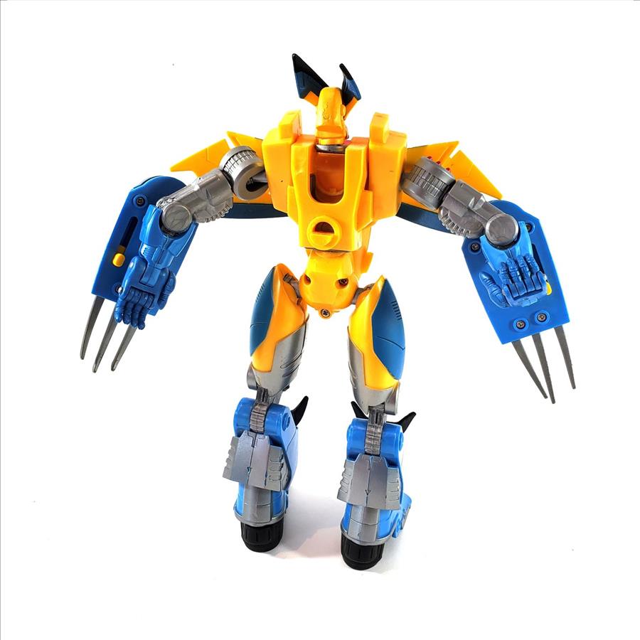 10" Wolverine ARVEL Mega Morphs Super Hero Transformer Figure ...