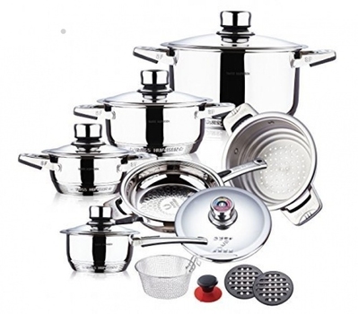 Swiss Zurich Z Line 16 pc Induction Cookware Set | Property Room