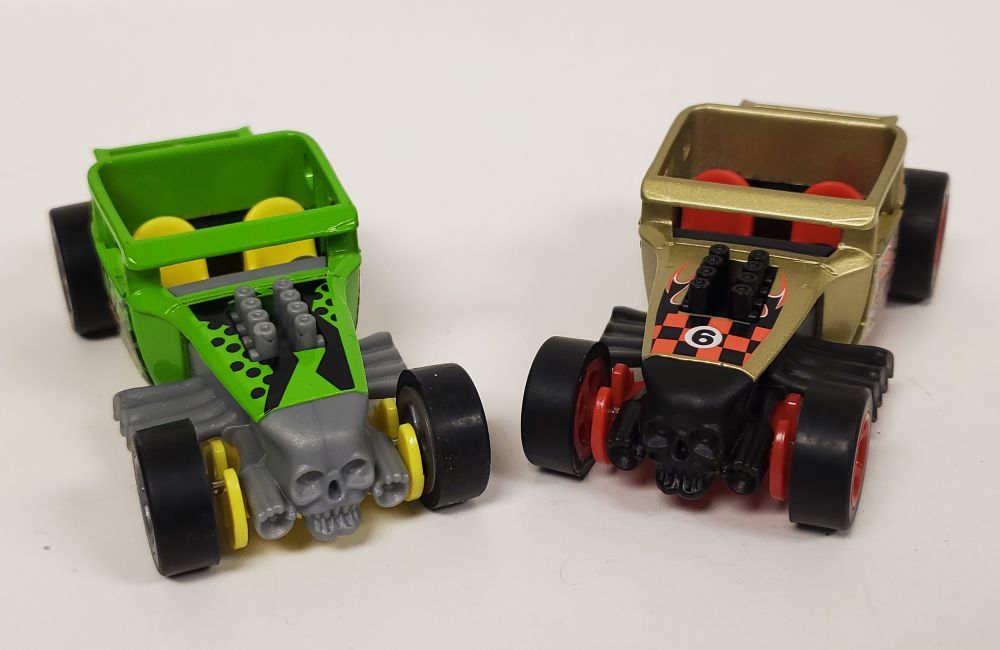 Lot of 2 2021 Mattel Hot Wheels Die Cast Bone Shaker & Bone Shaker 6 ...