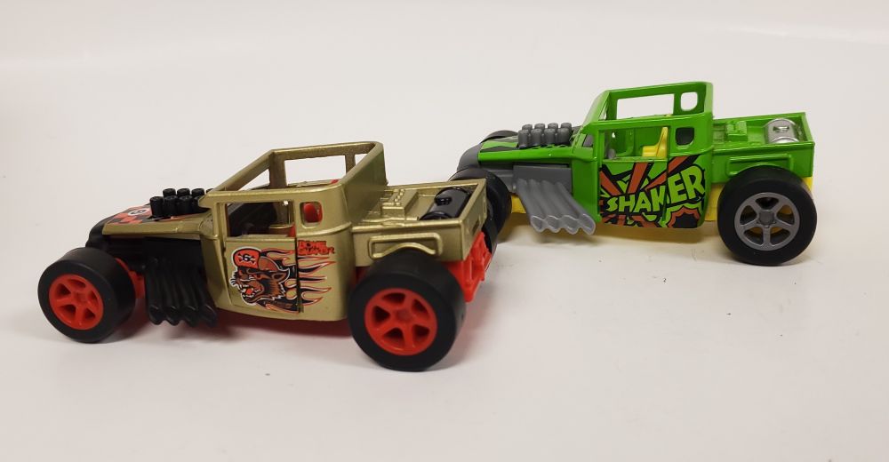 Lot of 2 2021 Mattel Hot Wheels Die Cast Bone Shaker & Bone Shaker 6 ...