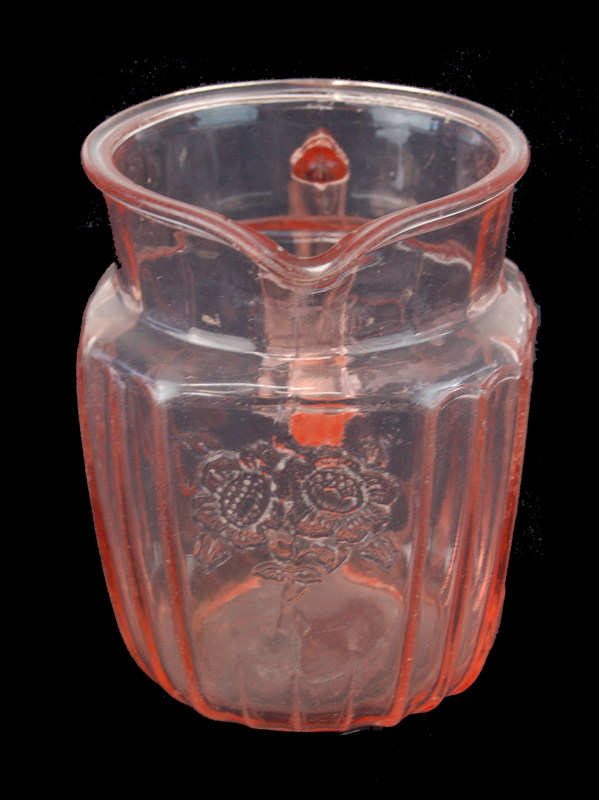 Vintage Pink Depression Glass Pitcher | Property Room